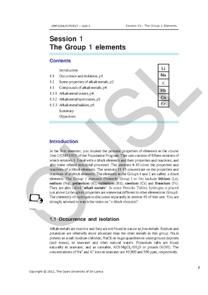 Tutorial 06 - worksheets - School of Chemistry Fundamentals of ...