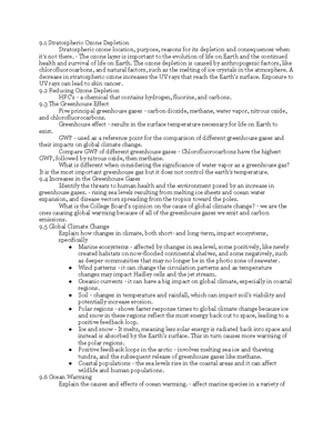 Apes unit 7 vocab - VERY VERY helpful notes that will definitely get ...