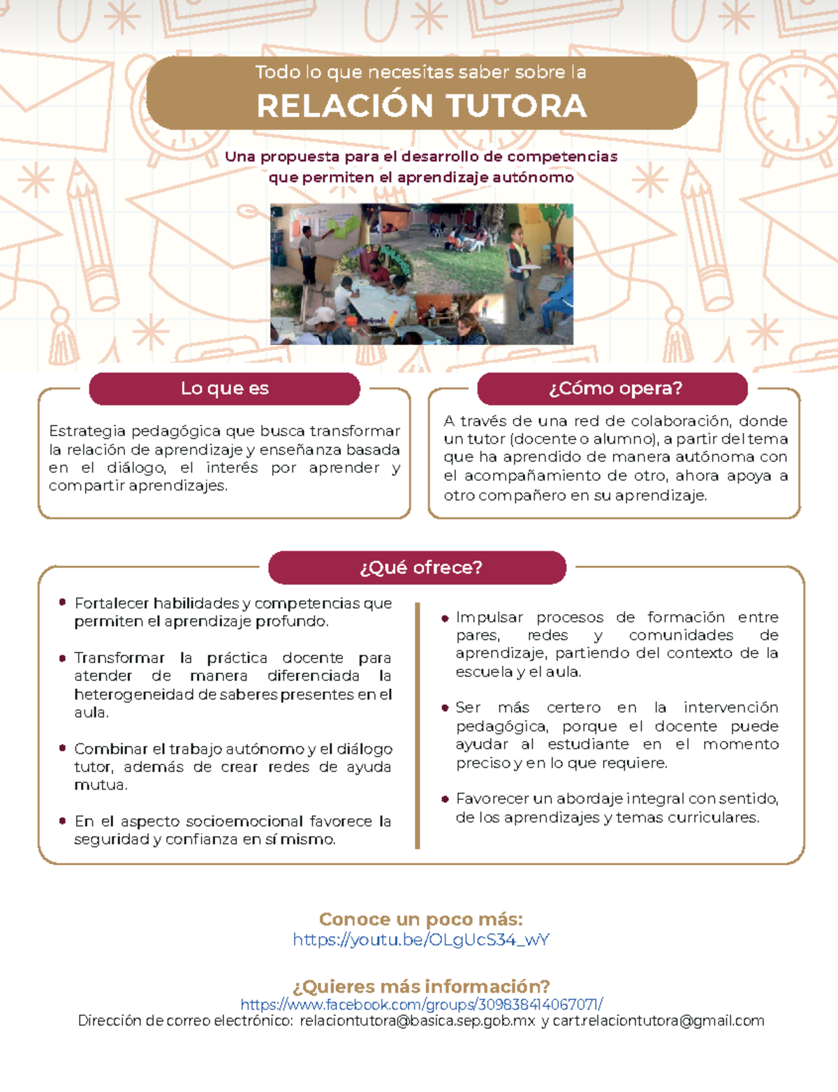 Infografia- Relacion- Tutora - Todo lo que necesitas saber sobre la RELACIÓN TUTORA Una ...