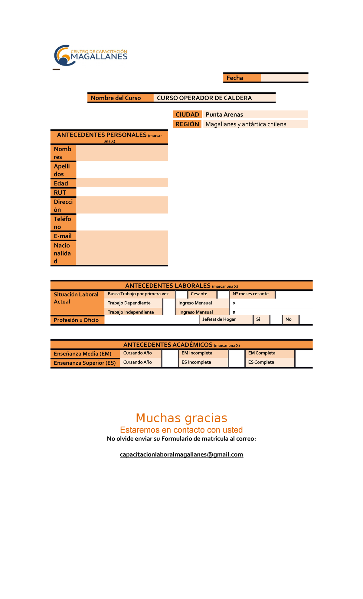 Formulario - Studocu