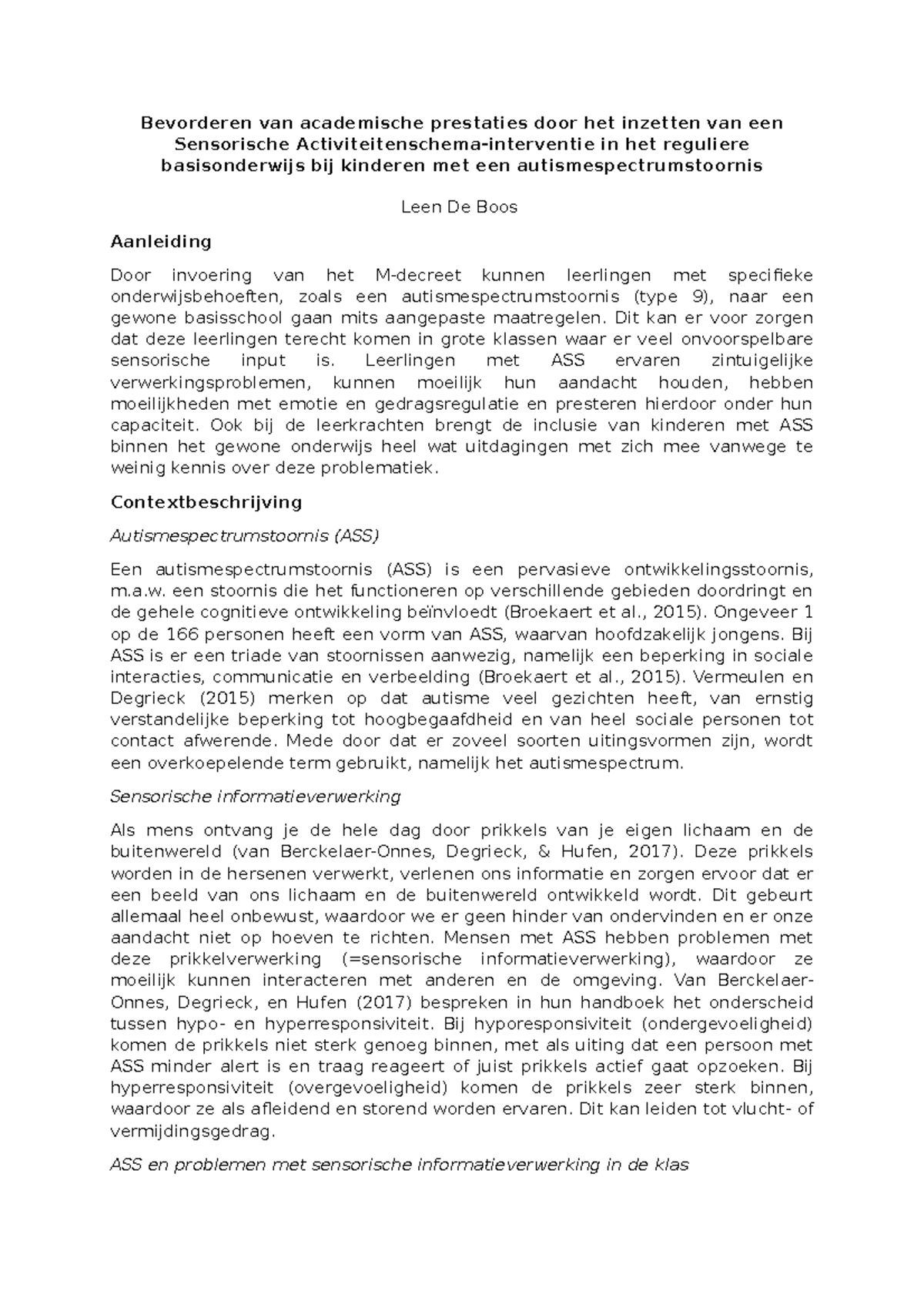 Probleemstelling voorbeeld uitgetypt 2020 2021 - Bevorderen van ...