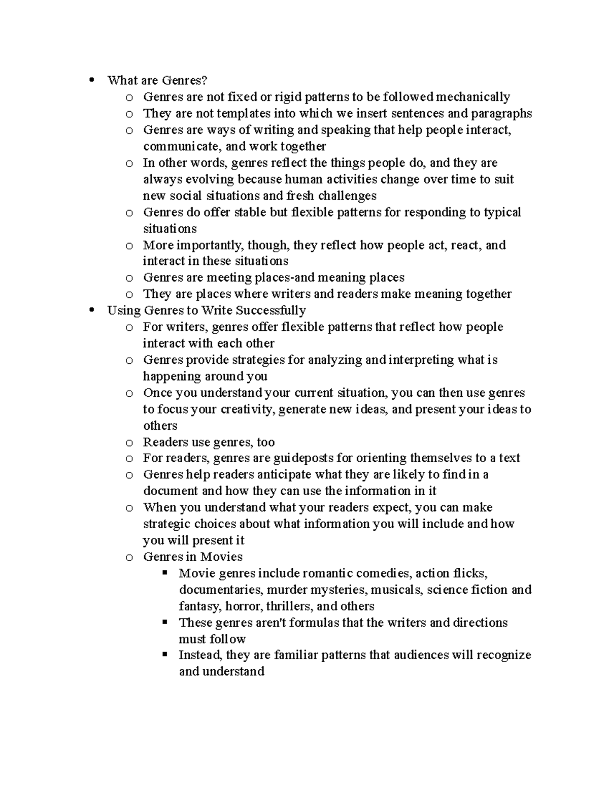 Understanding Genres and Their Importance in Writing and Communication ...