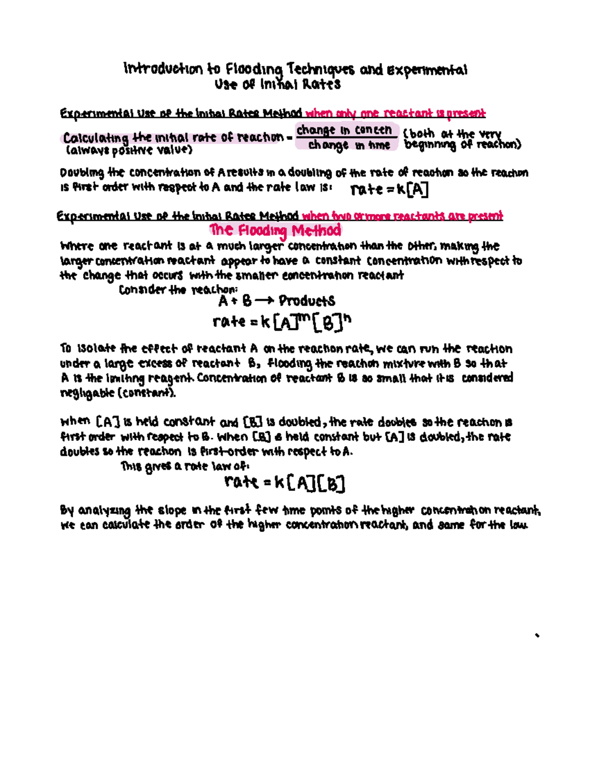 Introduction to Flooding Techniques and Experimental Use of Initial ...