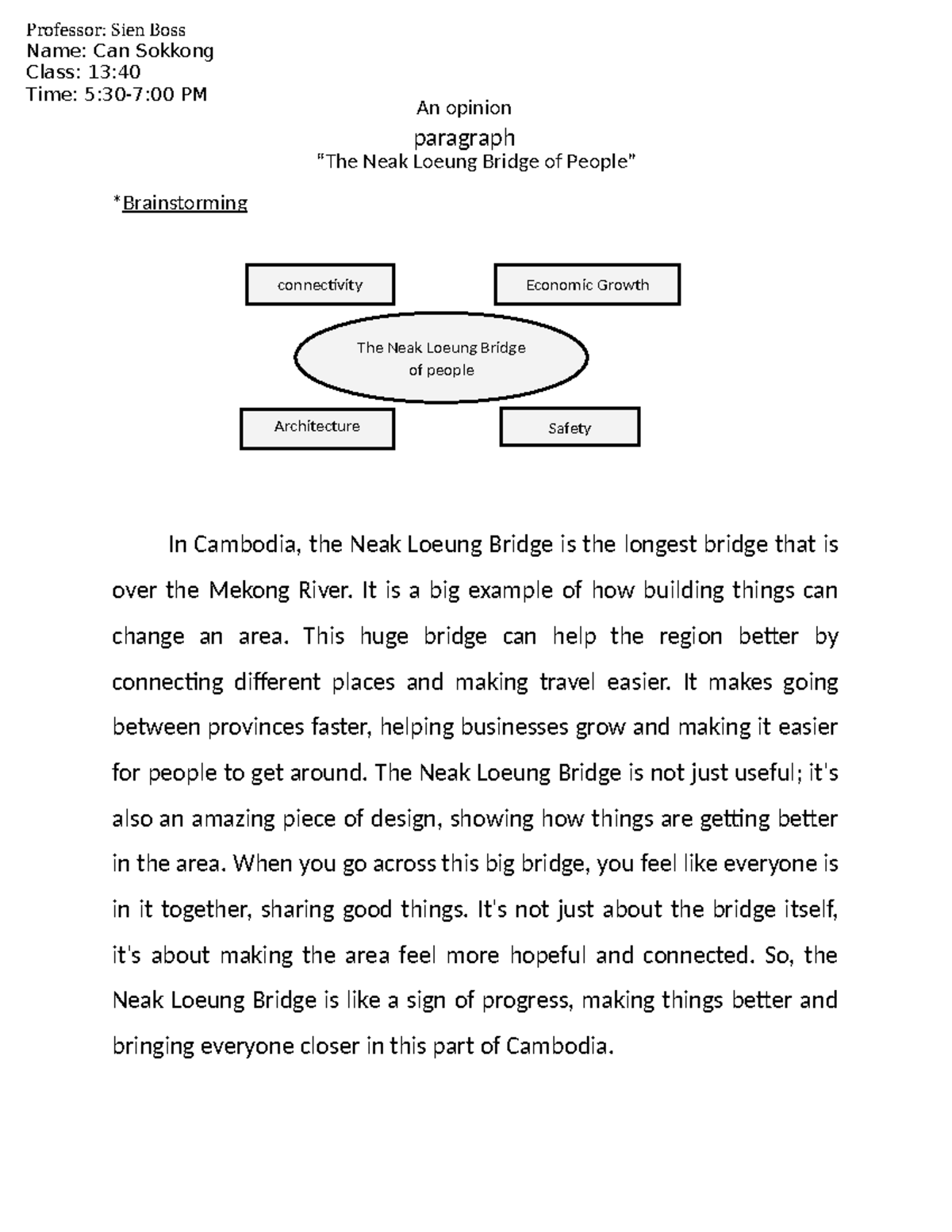The Neak Loeung Bridge of People - “The Neak Loeung Bridge of People ...