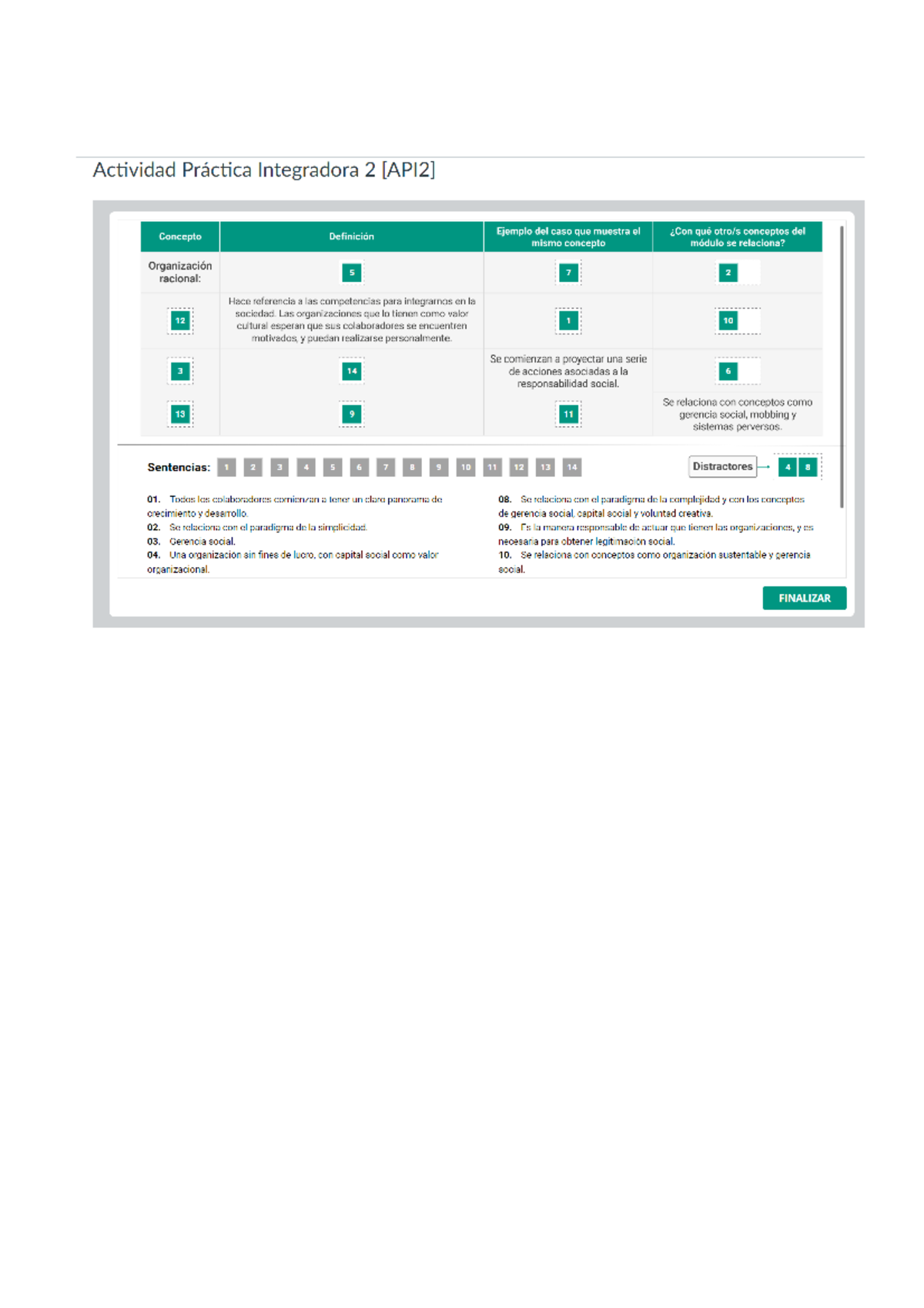 Api 2 cultura Org - API 2 - Cultura Organizacional - Studocu