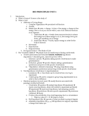 Biological Principles SI Week 2 Evolution Handout - Trinity Costa ...