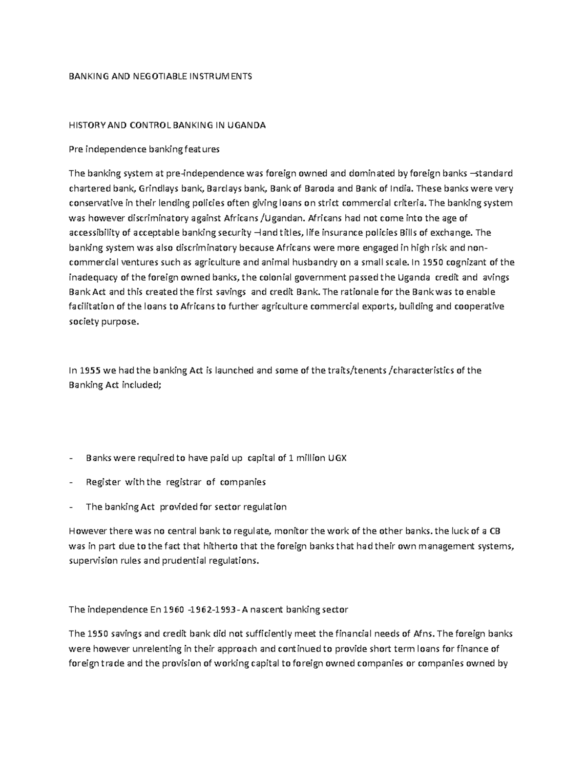 Banking AND Negotiatable Instruments-WPS Office - BANKING AND ...