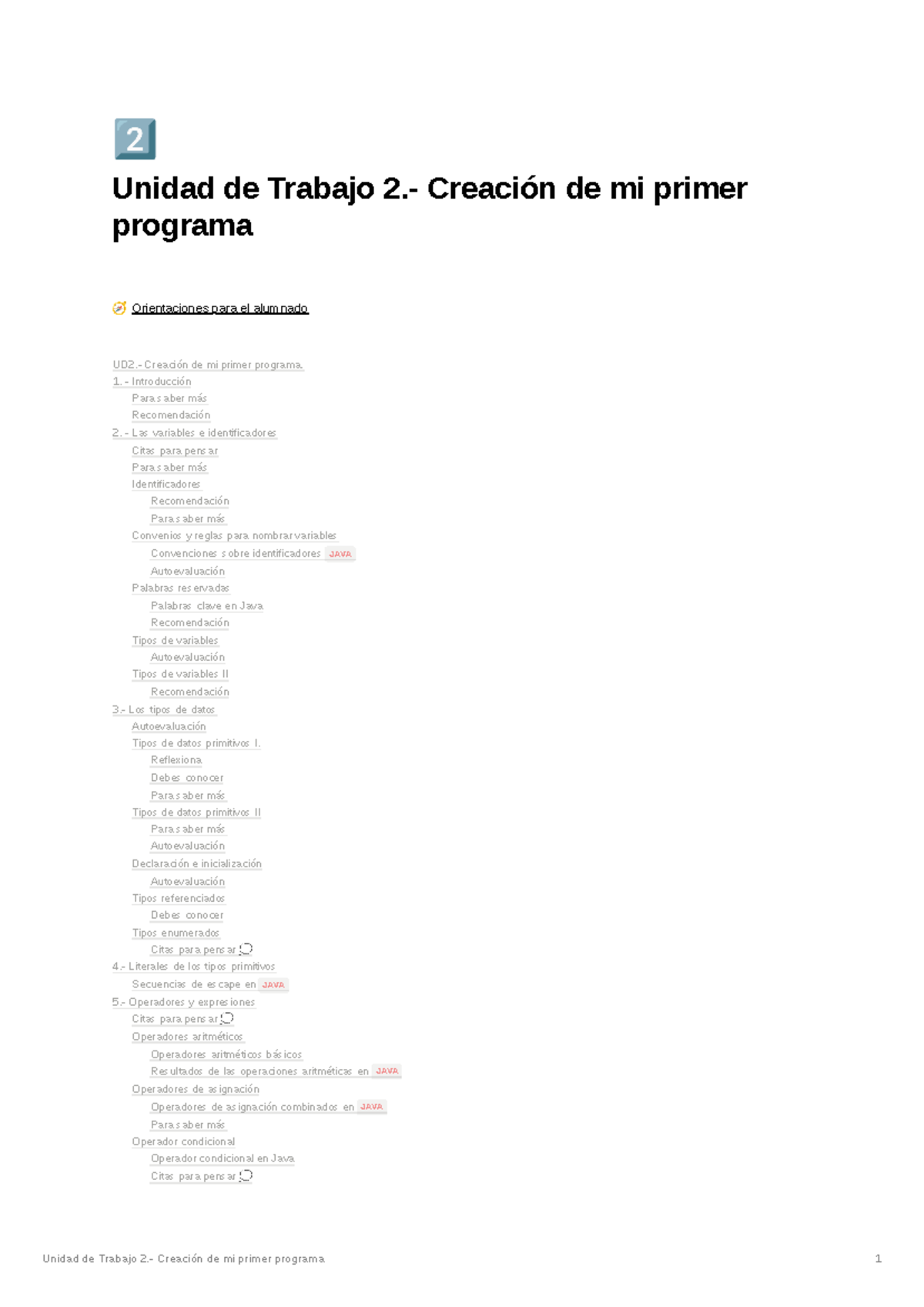 Unidad de Trabajo 2 - Creación de mi primer programa - 󾠯 Unidad de ...