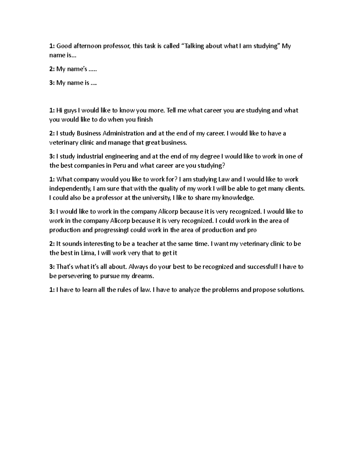 Week 5 - sdasda - 1: Good afternoon professor, this task is called ...