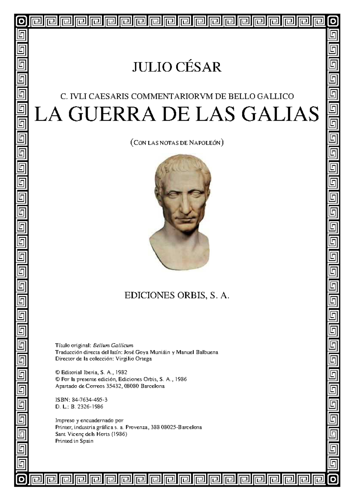 Julio Cesar - La guerra de las Galias - Historia de Roma - PUCV - Studocu