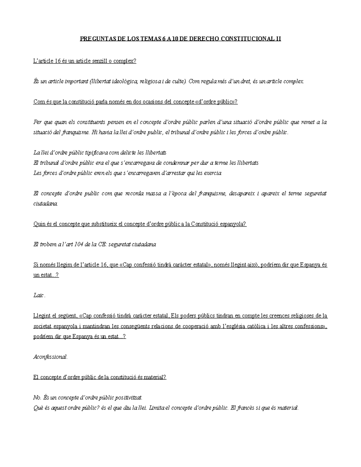 Preguntas de Constitucional (Final) - Ricard Brotat - Warning: TT: undefined function: 32 ...