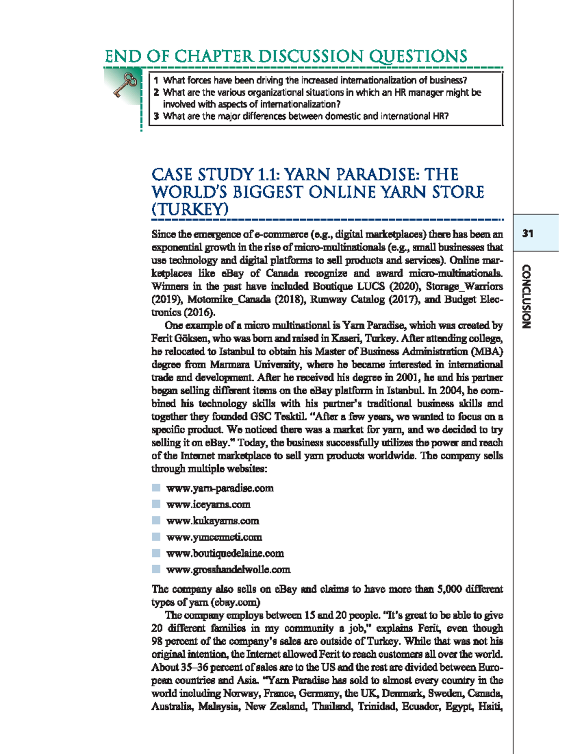 Case study 1 - Case - END OF CHAPTER DISCUSSION QUESTIONS 1 What forces ...