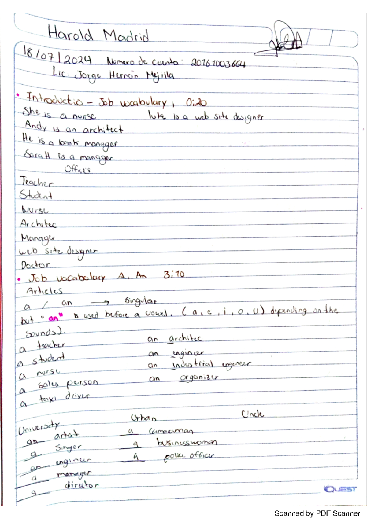 Apuntes actividad 29 lesson 8 apuntes para actividad de inglés 1 ...