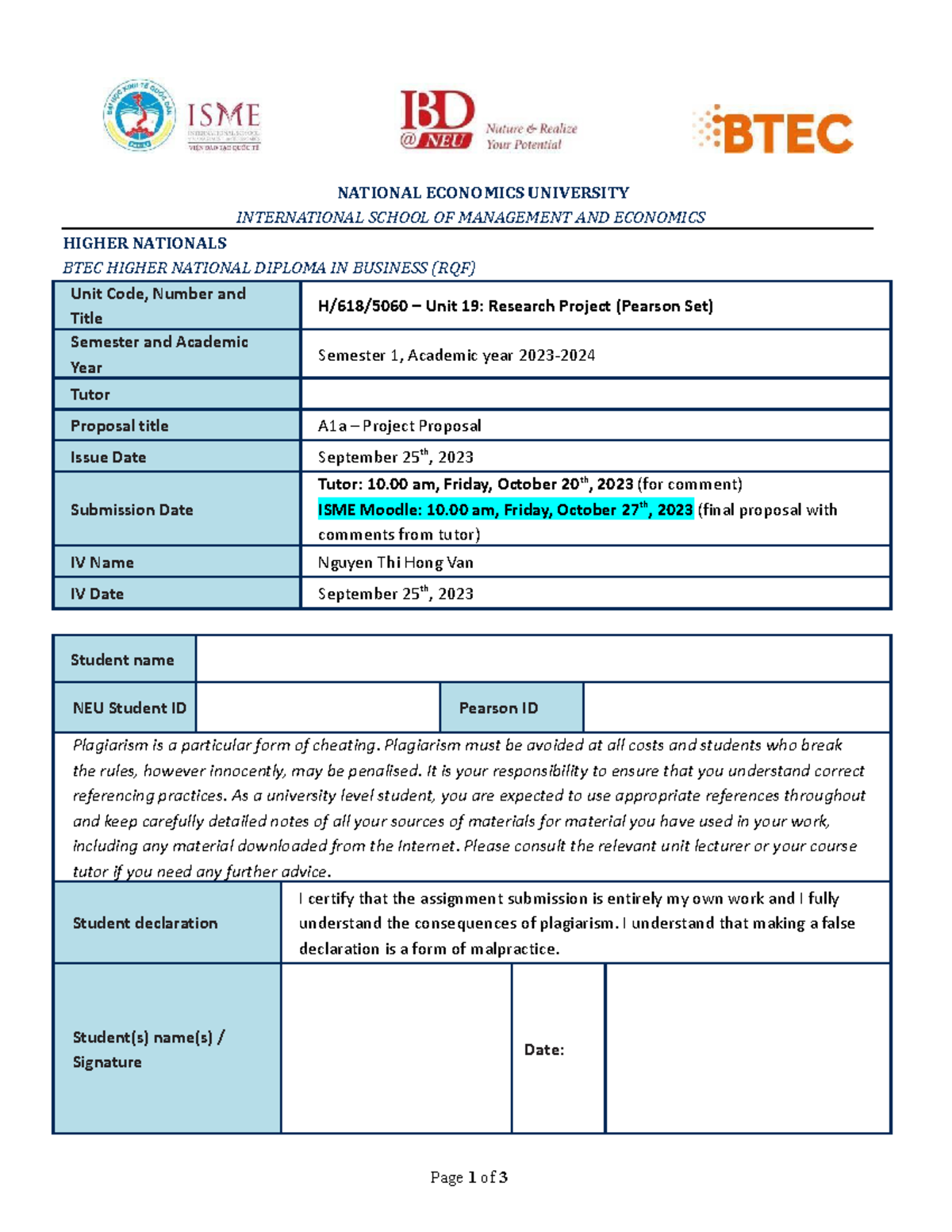 National Economics University - NATIONAL ECONOMICS UNIVERSITY ...