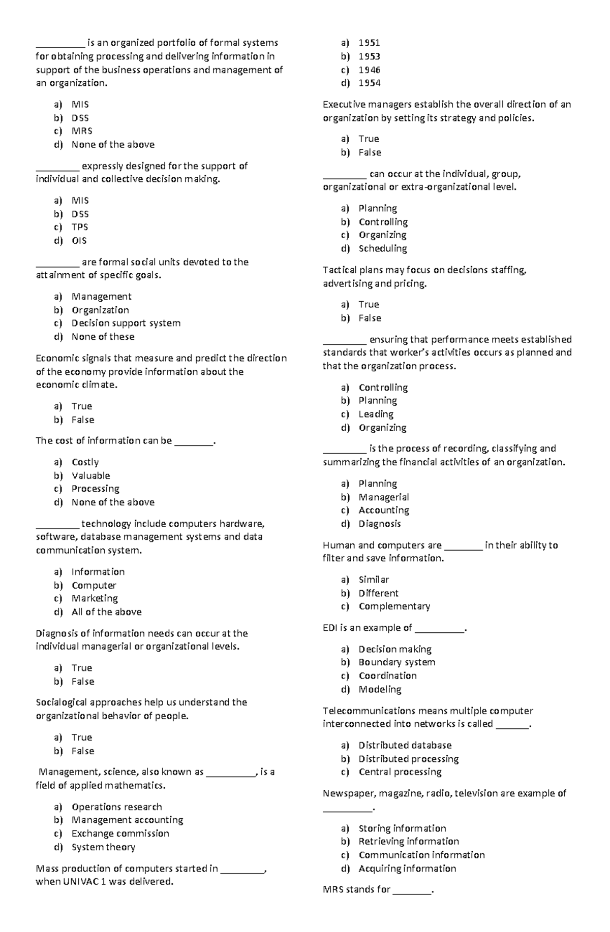 sxyctviyobuh boh - Quiz - busniess administration - Studocu