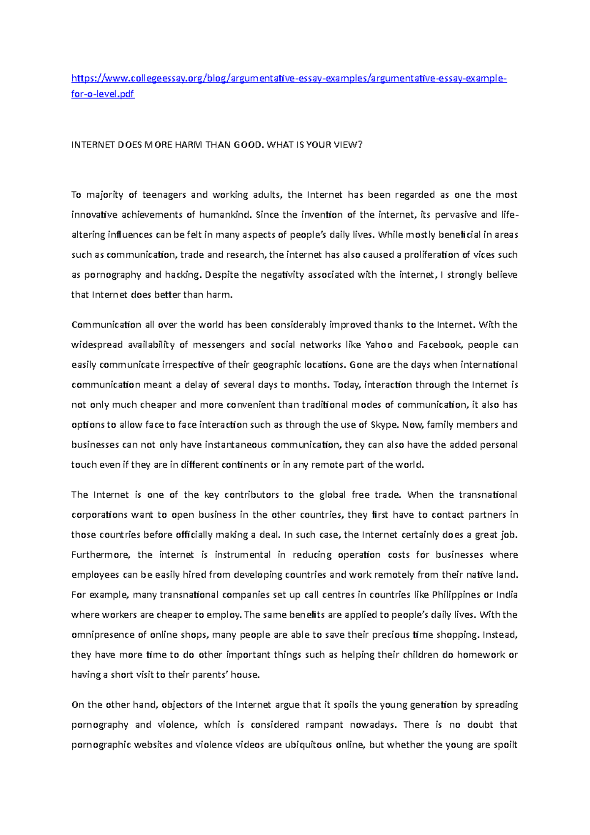 Argemntative essay - collegeessay/blog/argumentative-essay-examples ...