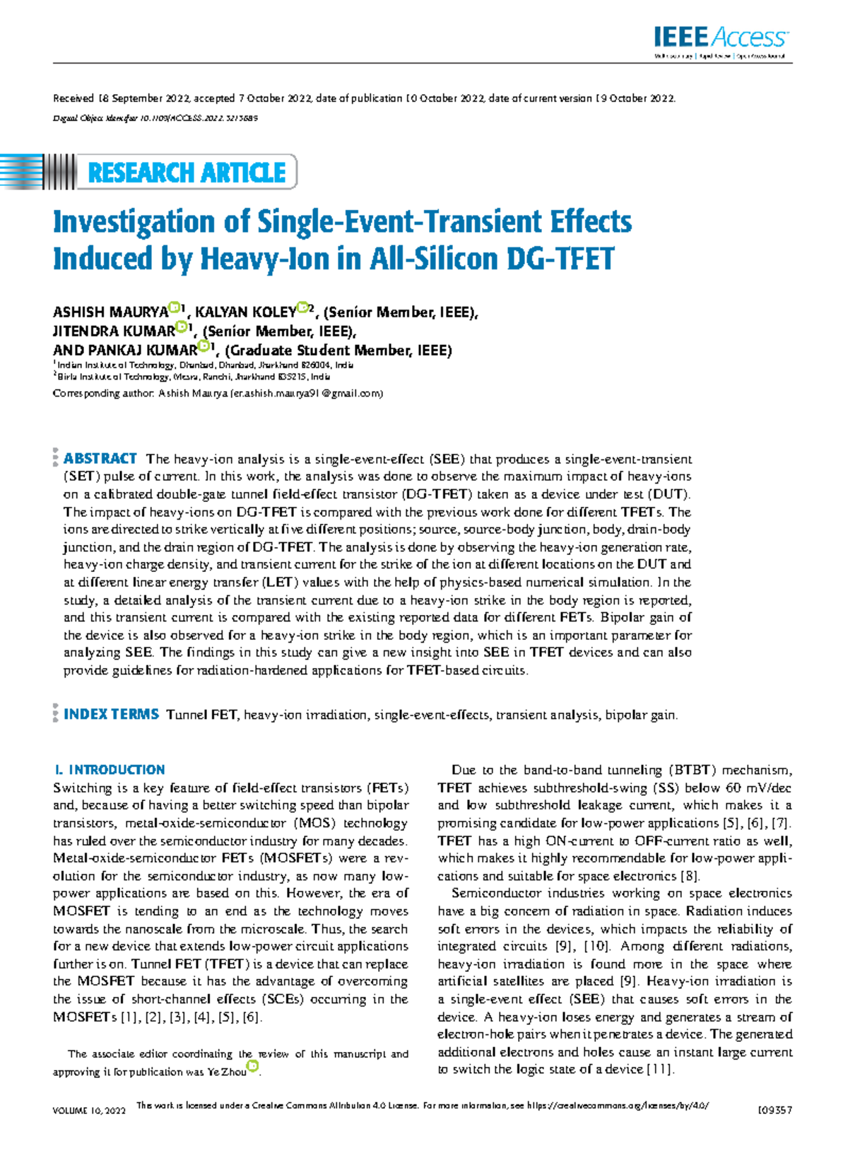 Investigation of Single-Event-Transient Effects In - Received 18 ...