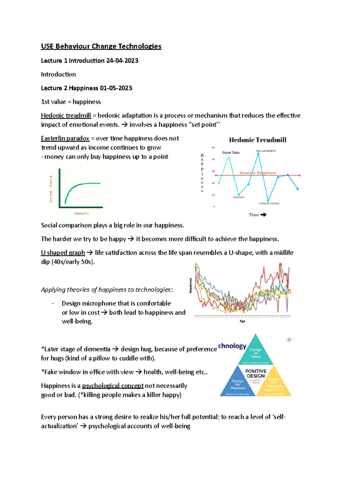 USE lecture Notes BCT - USE Behaviour Change Technologies Lecture 1 ...
