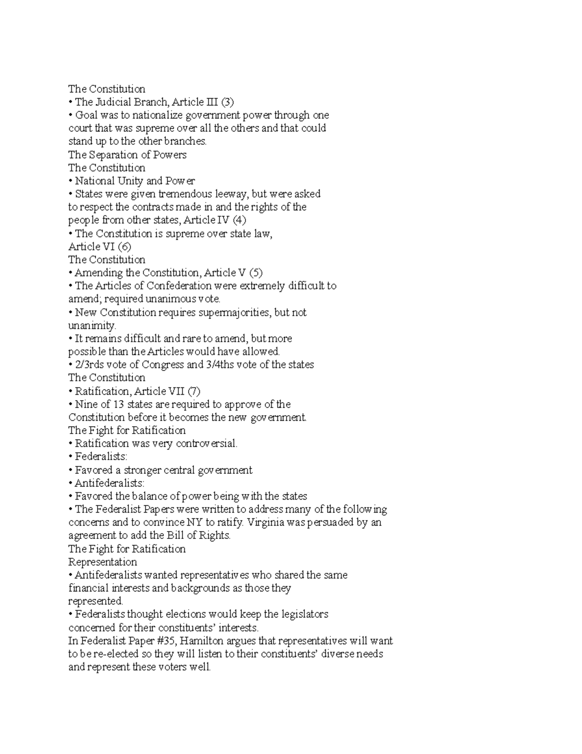 U.S Government Chapter 2 - The Constitution The Judicial Branch ...
