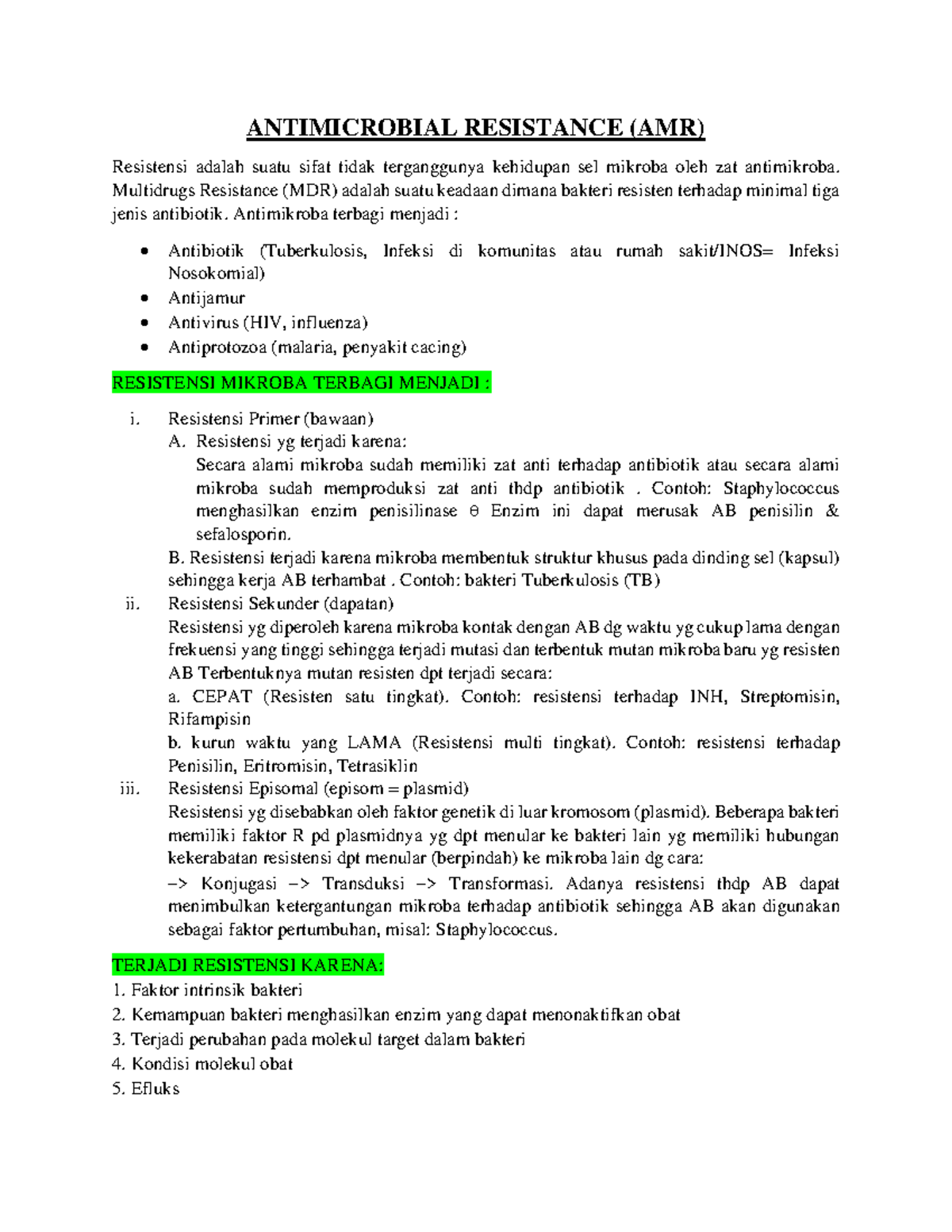 P14. Antimicrobial Resistance (AMR)-1-2 - ANTIMICROBIAL RESISTANCE (AMR ...