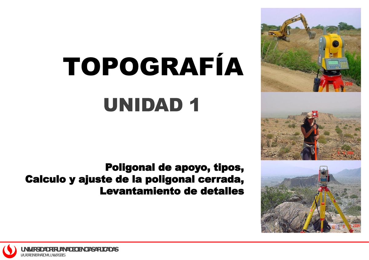 Sesión 4 Poligonal de apoyo calculo y ajustes de una poligonal cerrada ...