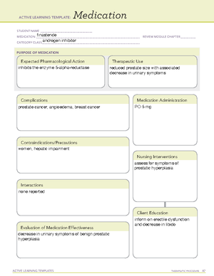 Furosemide medication template - ACTIVE LEARNING TEMPLATES THERAPEUTIC ...