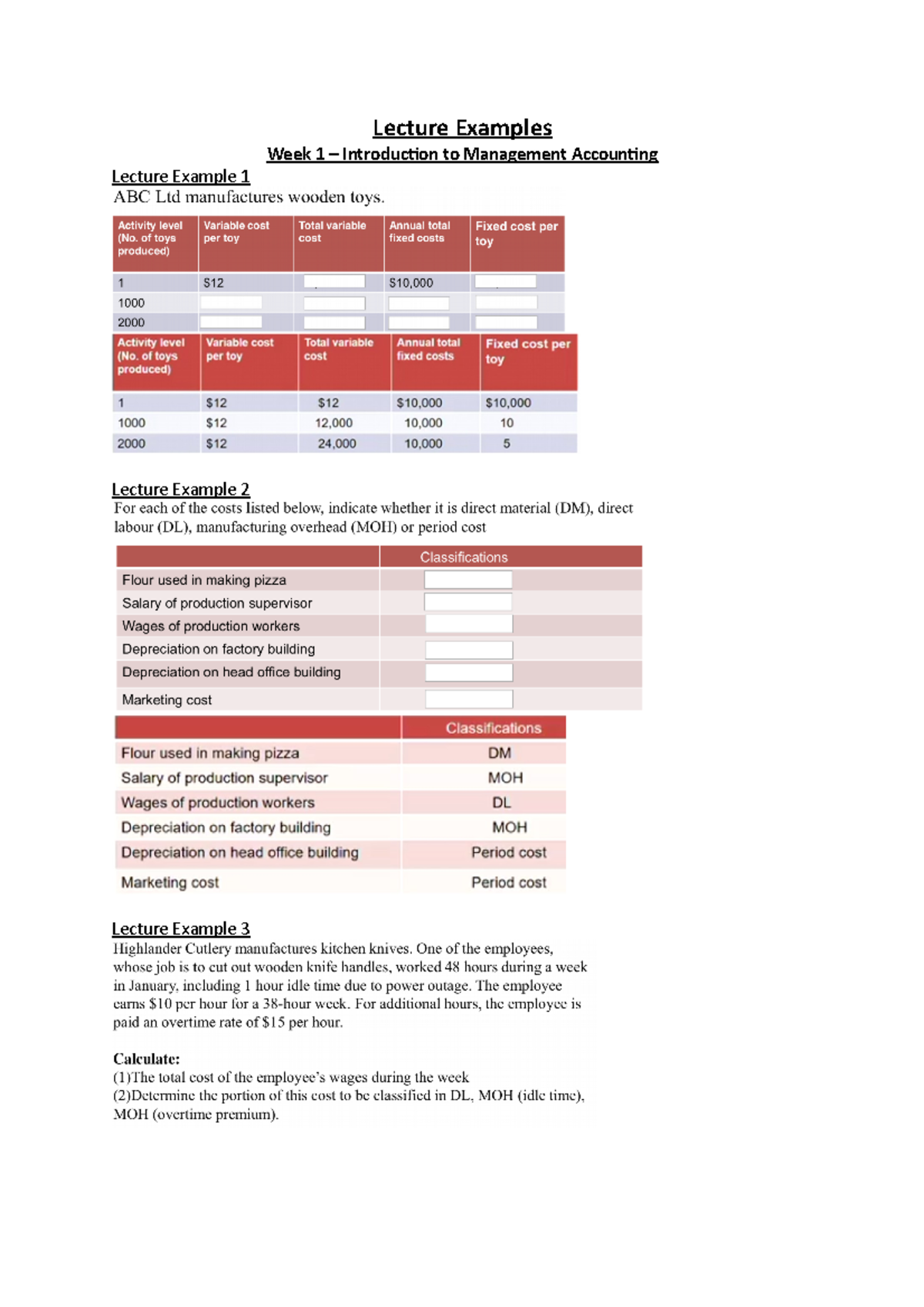 Lecture Examples - ACCG200 - Studocu