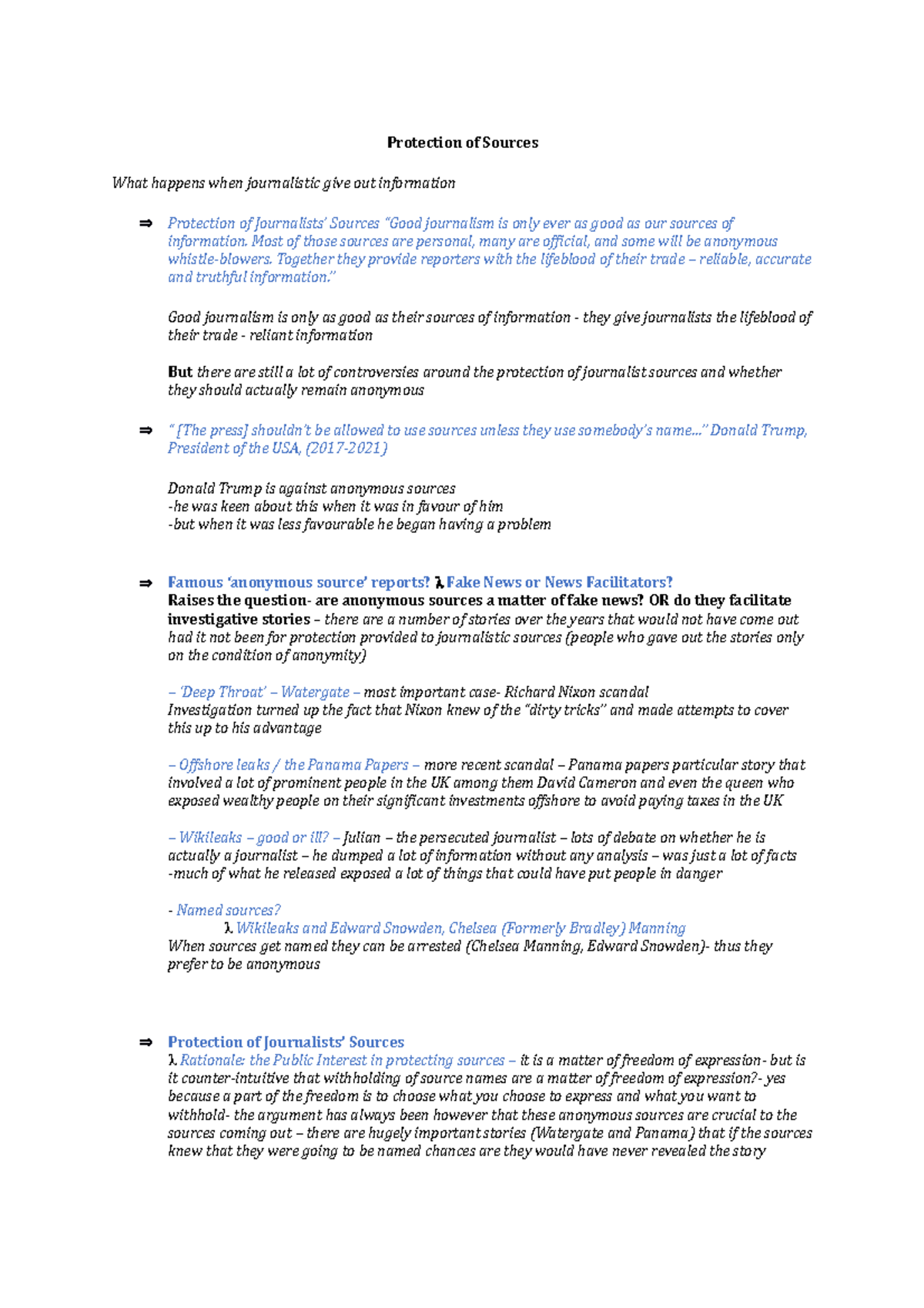 Protection of Sources-Lecture Notes - Protection of Sources What ...