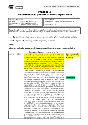 Práctica 03 - LA Tesis Implícita Y Explicita Final 2023 - 4 PRÁCTICA 03 ...