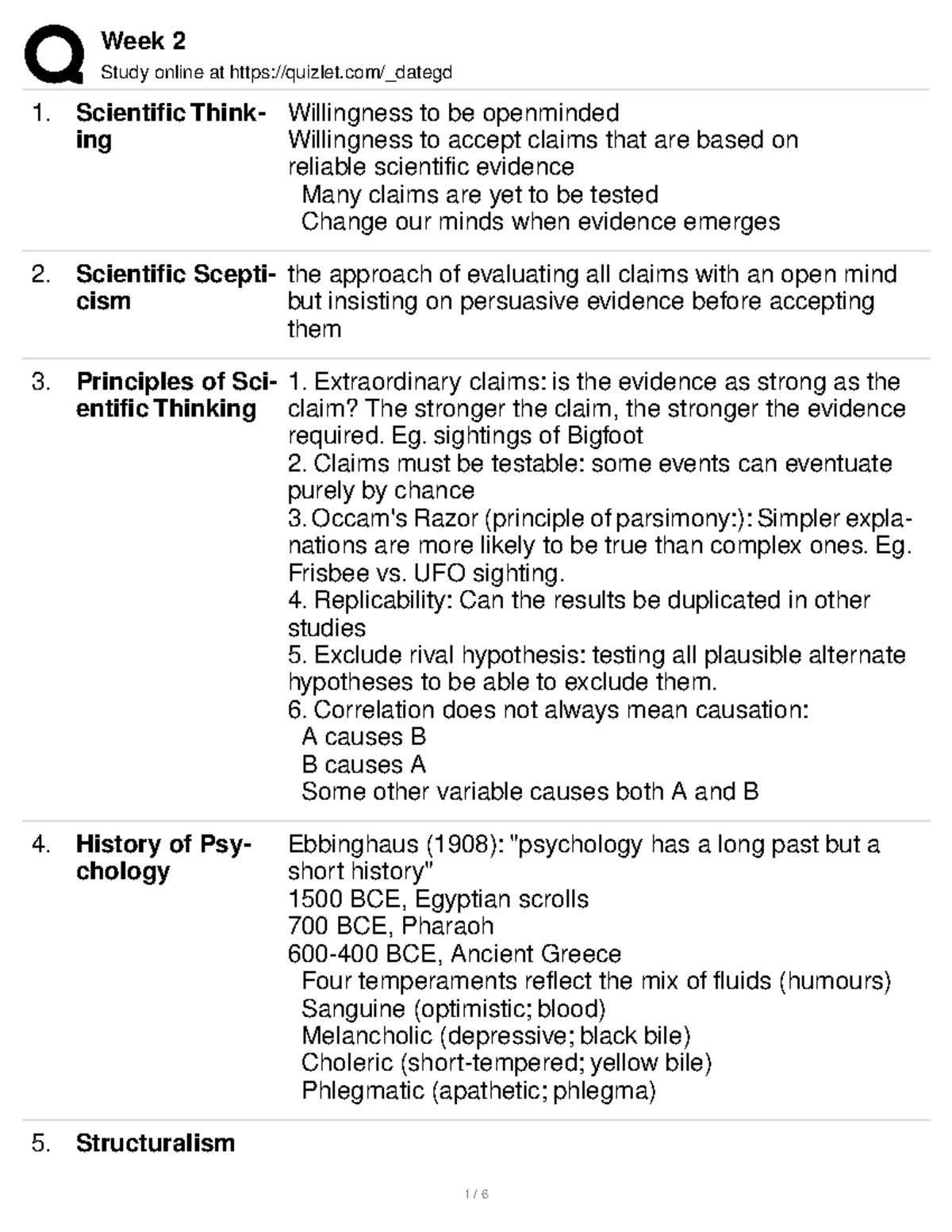 Week 2 - Week 2 basics - PSYU1101 - MQ - Studocu