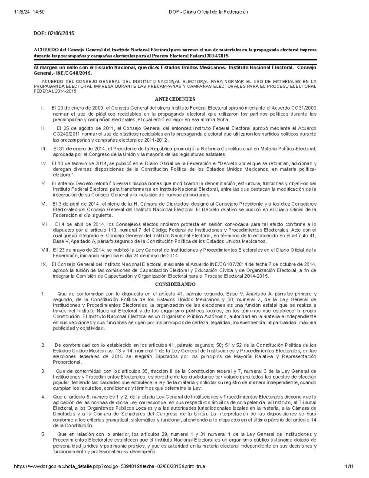 NMX E 232 CNCP 2014 - Normativas - DOF: 02/06/ ACUERDO del Consejo ...