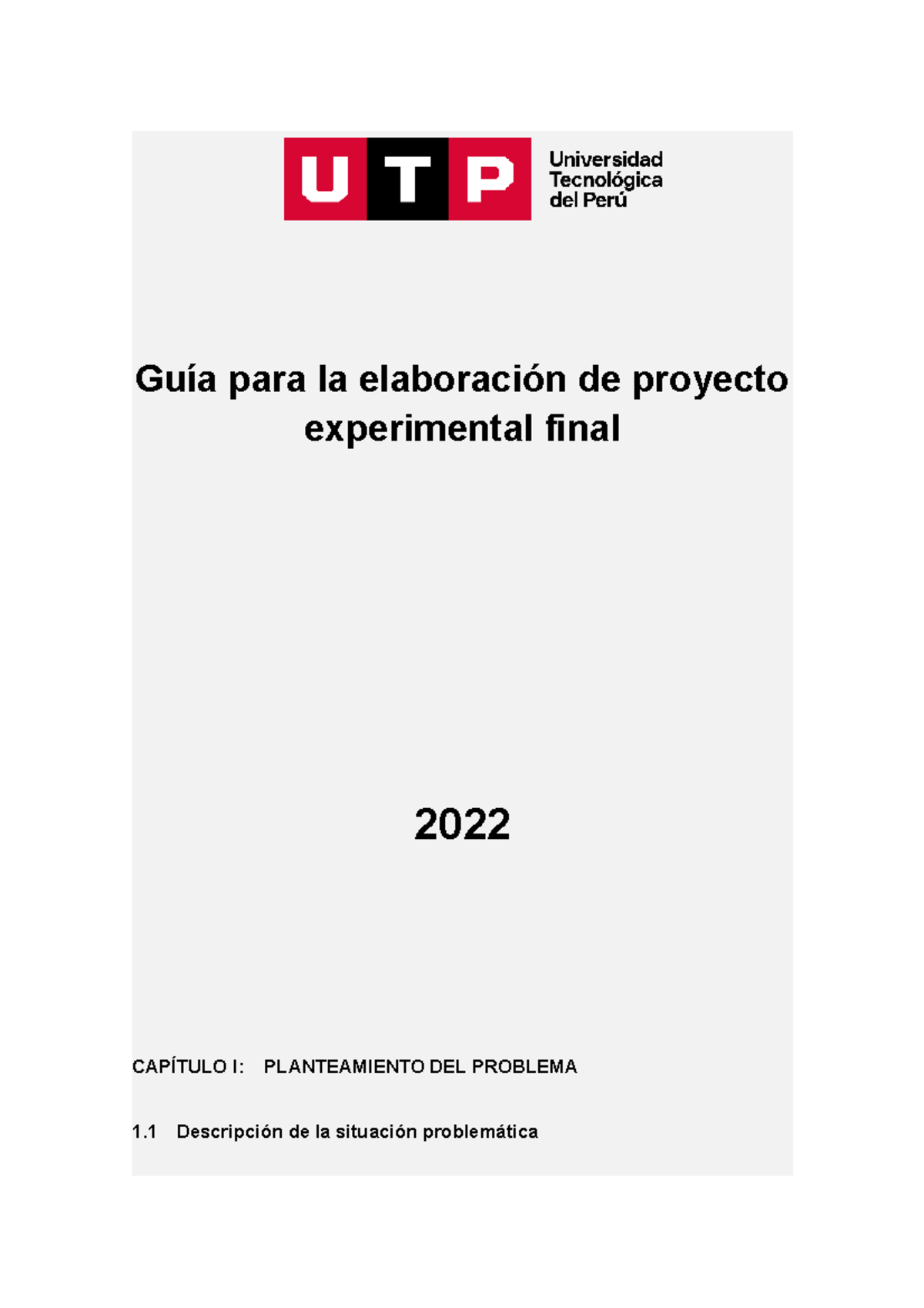 Proyecto Final Psicologia Experimental - Guía para la elaboración de proyecto experimental final ...