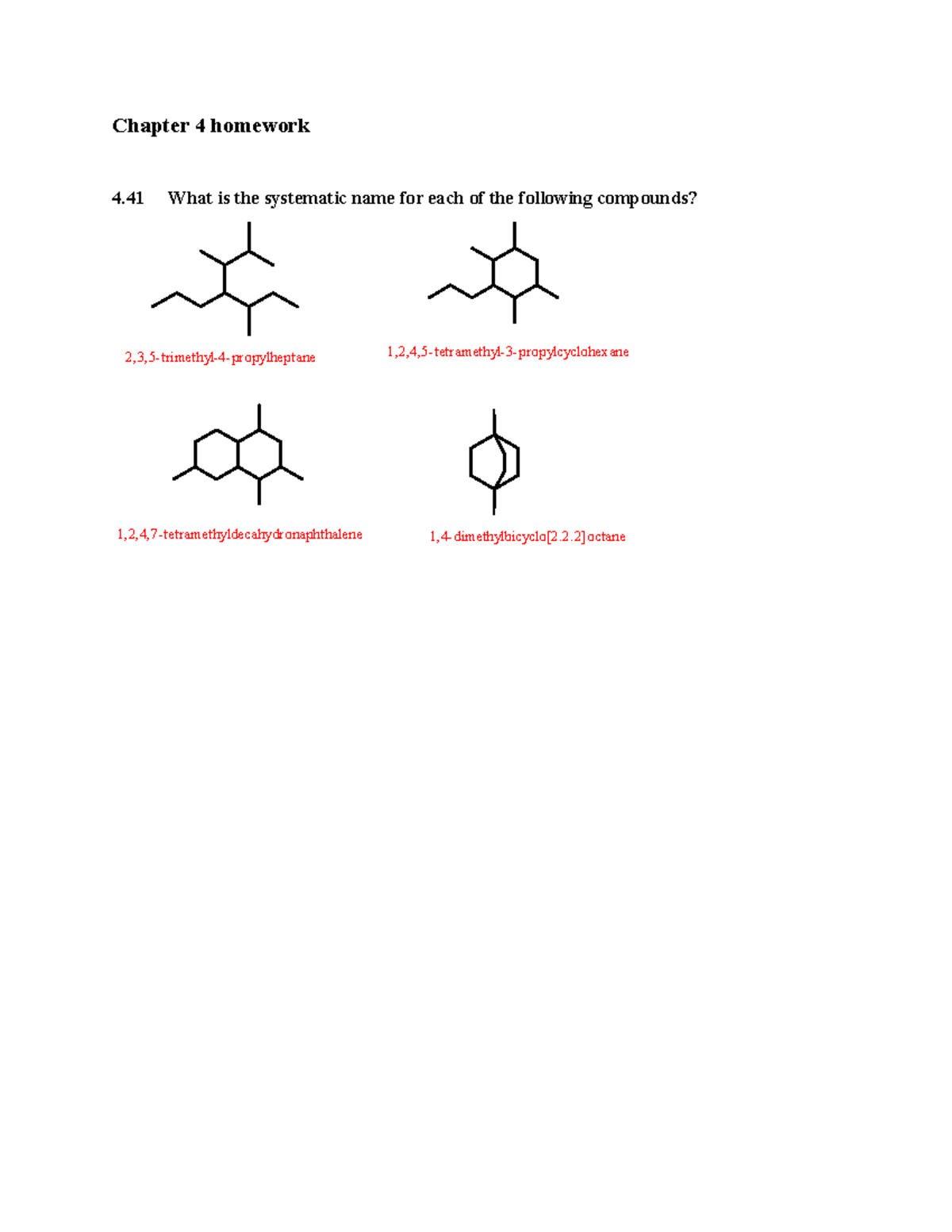 Key - Chapter 4 homework - Chapter 4 homework 4 What is the systematic ...