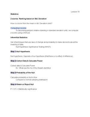 Psy 3110 ch 5 outline - ch 5 - +++-PSY 3110 – ch 5 outline – Identifying New Measures- Outline ...