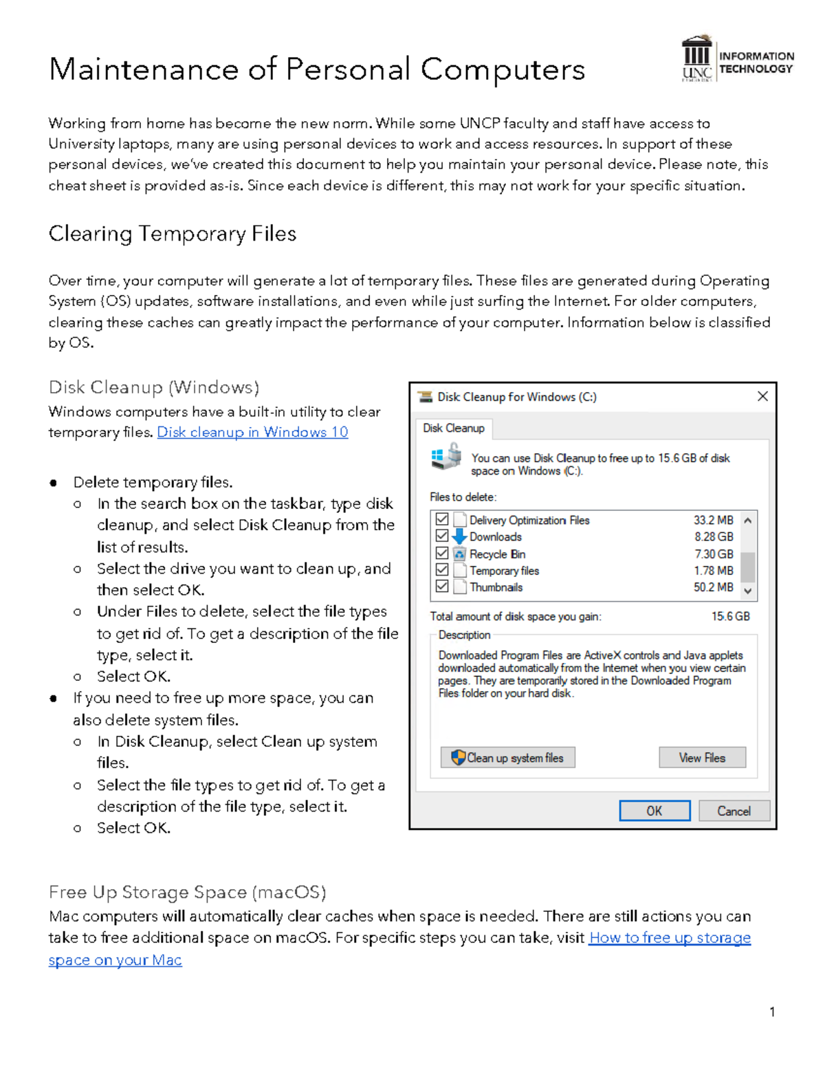 Maintenance of Personal Computers - Maintenance of Personal Computers 1 ...