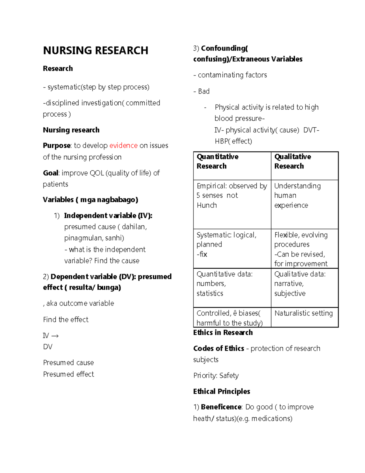 Research- Lecture - N/A - NURSING RESEARCH Research systematic(step by ...