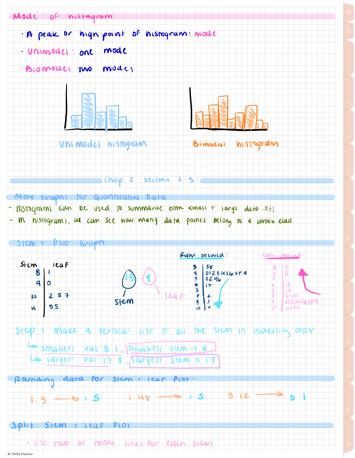 Stats Notes chp 2 pg 10 - © T HIS S Pl an n er© T HIS S Pl an n er 1 2 ...