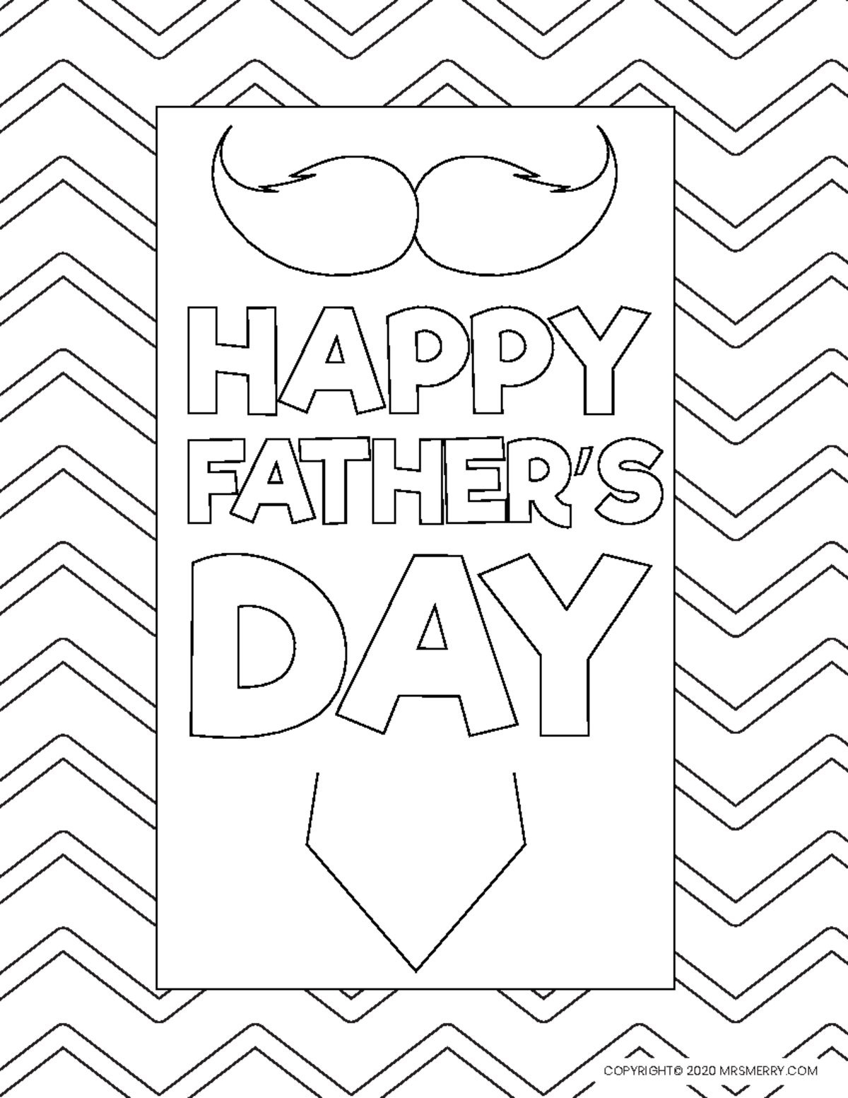 5. Dad Coloring Sheets - Father's Day - Español - D D D O COPYRIGHT ...