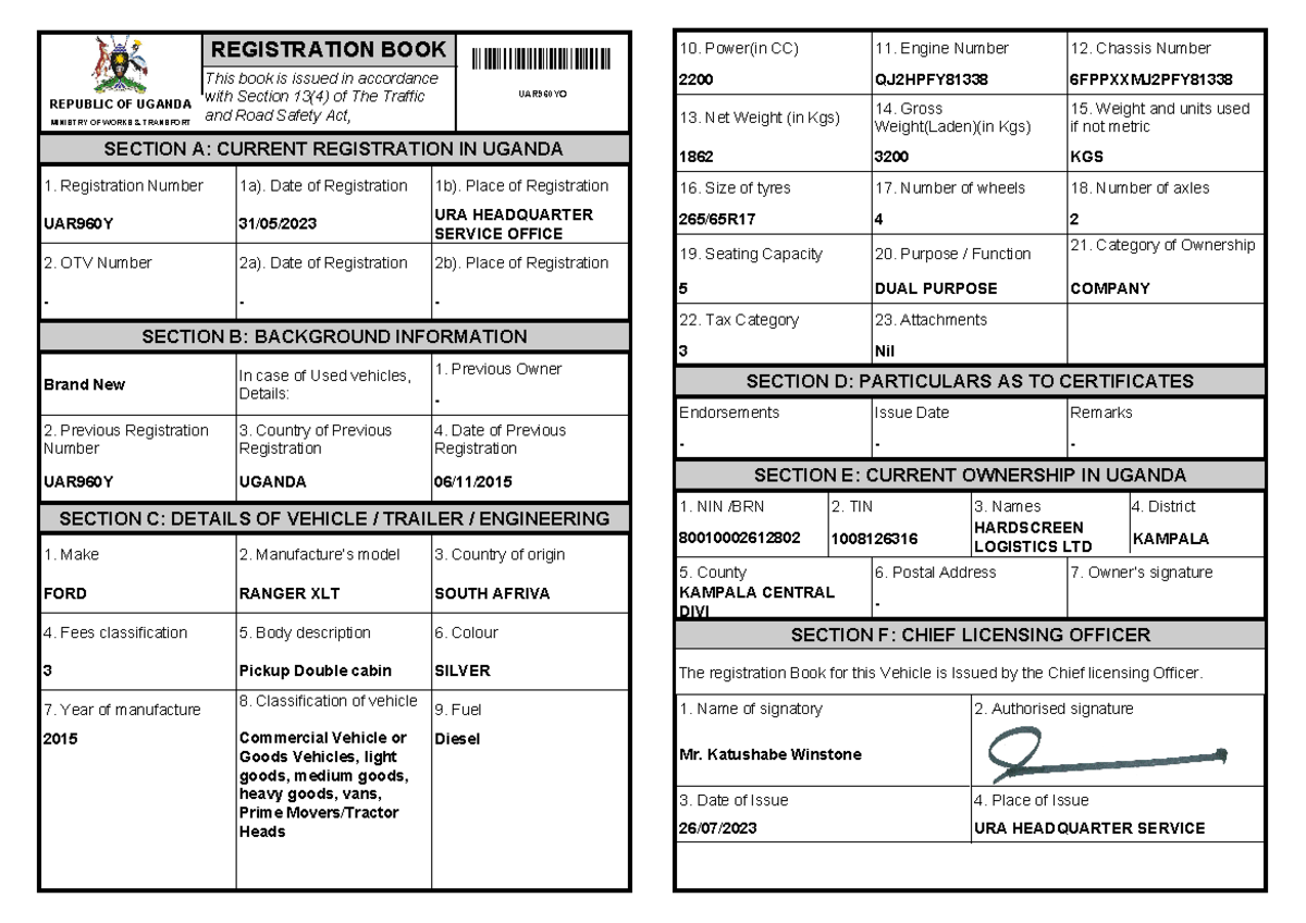 COM NEW - This book is issued in accordance with Section 13(4) of The ...