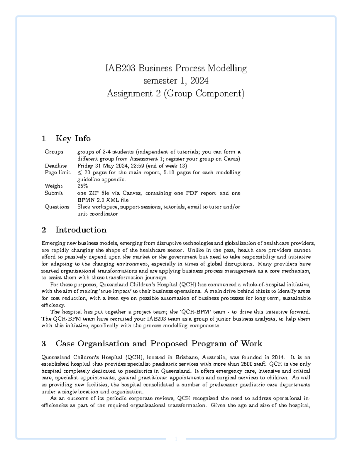 IAB203-2024-S1- Assessment Task 2 Handbook (Group Component) - IAB203 ...