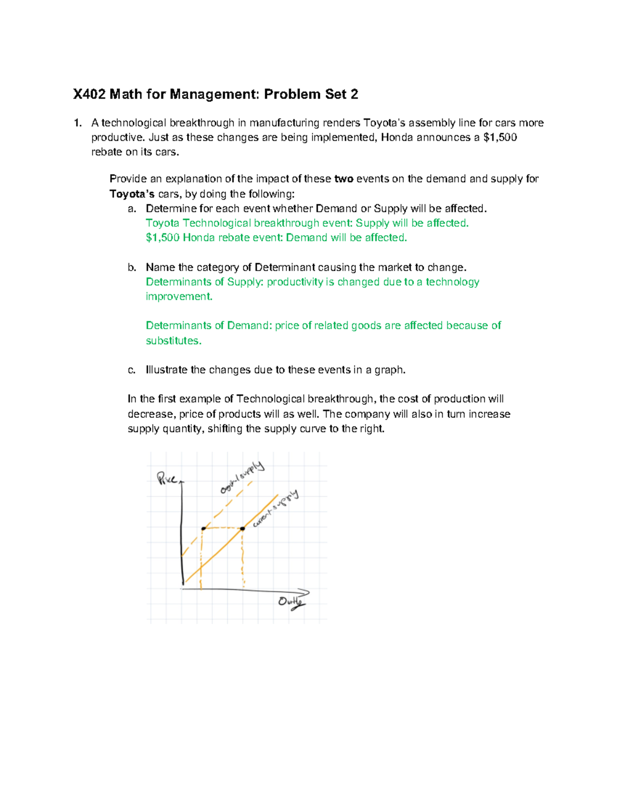 Module 2Problem Set - X402 Math for Management: Problem Set 2 A ...