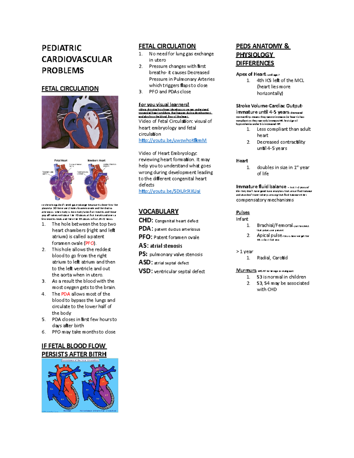 Pedsweek 3 - Block 4 pediatrics content. Professor Lisa Baba ...