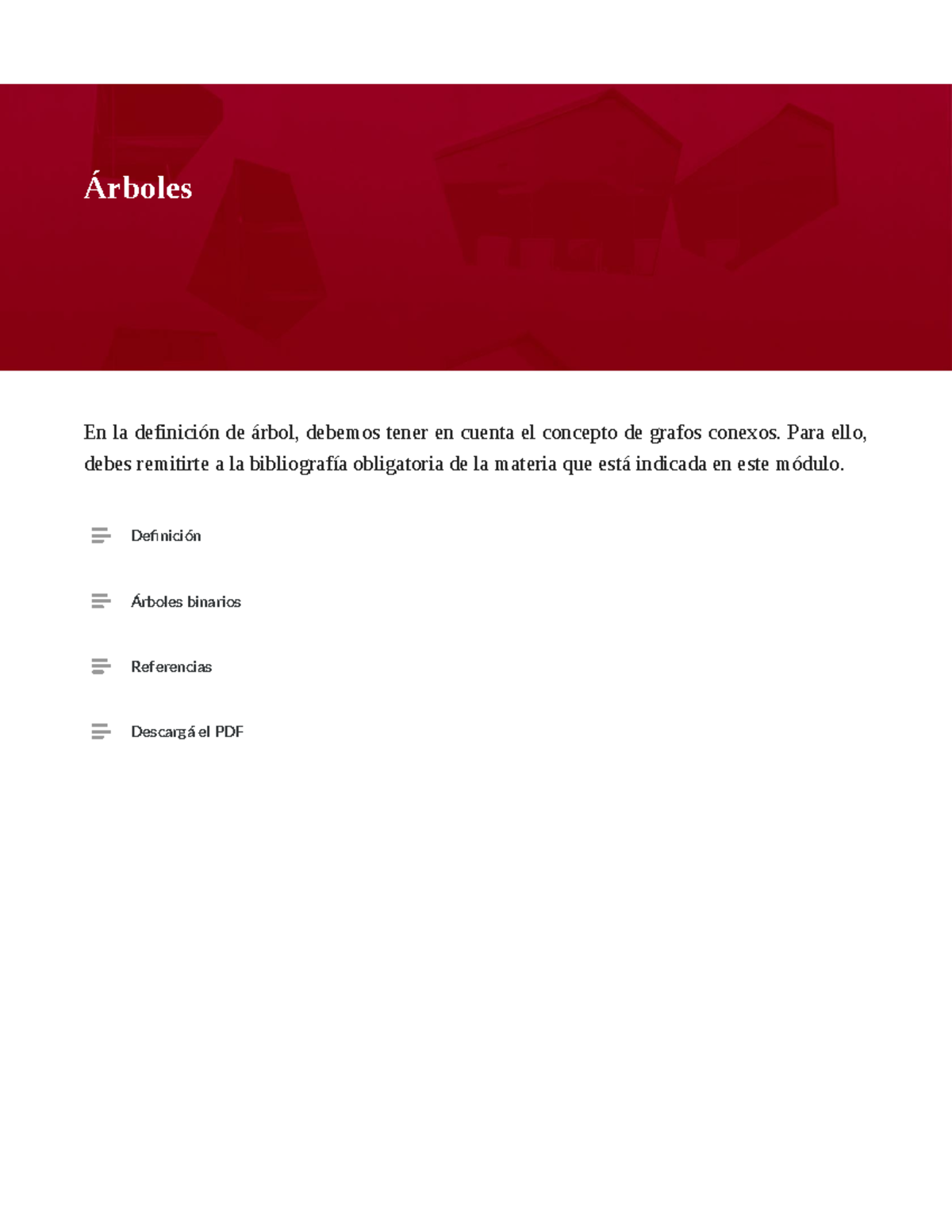 03 Árboles - Matemática 2 - En la definición de árbol, debemos tener en ...