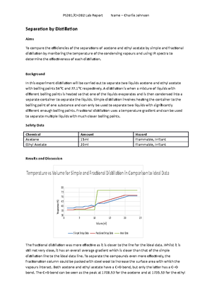 UV-VIS report - Multicomponent analysis via UV-VIS - Name – Matthew ...