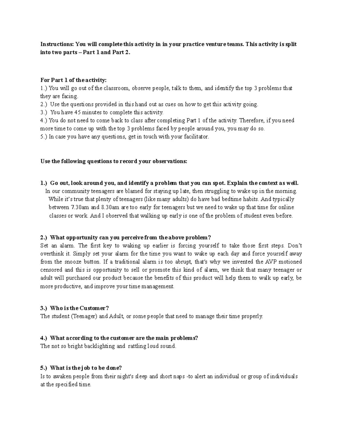 Questionnaire Questionnaire Questionnaire - Instructions: You will ...