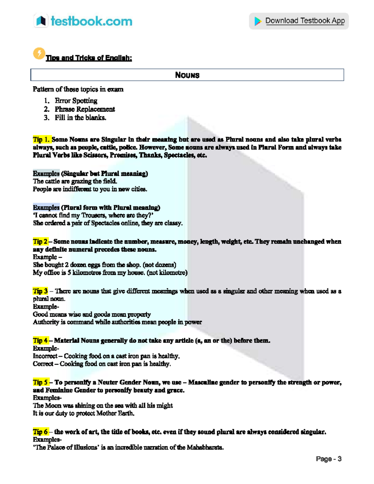 Mixed topics - English basics - English I - Studocu