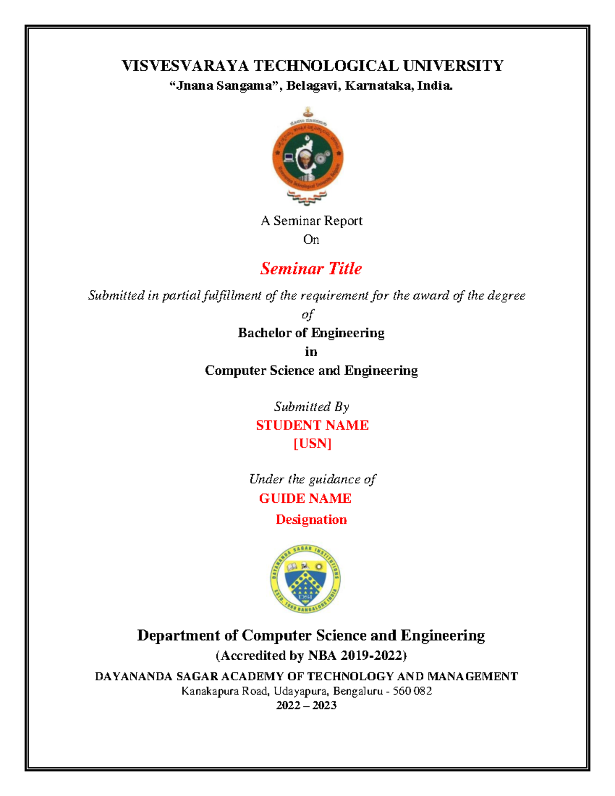 Technical Seminar Report 8th sem - VISVESVARAYA TECHNOLOGICAL ...