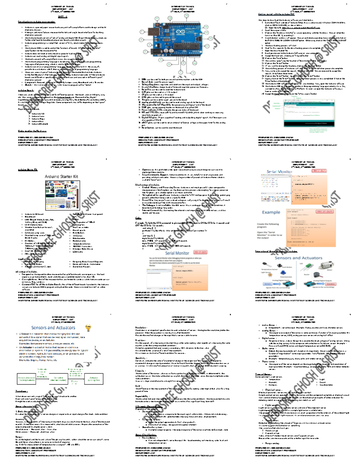 UNIT 5 of Io T - Good for study - INTERNET OF THINGS 1 3 rdDEPARTMENT ...