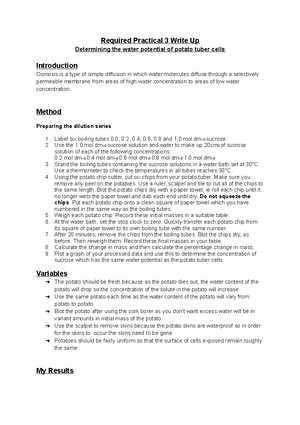 Required Practical 2 - AQA biology rp2 procedure - Required Practical 2 ...