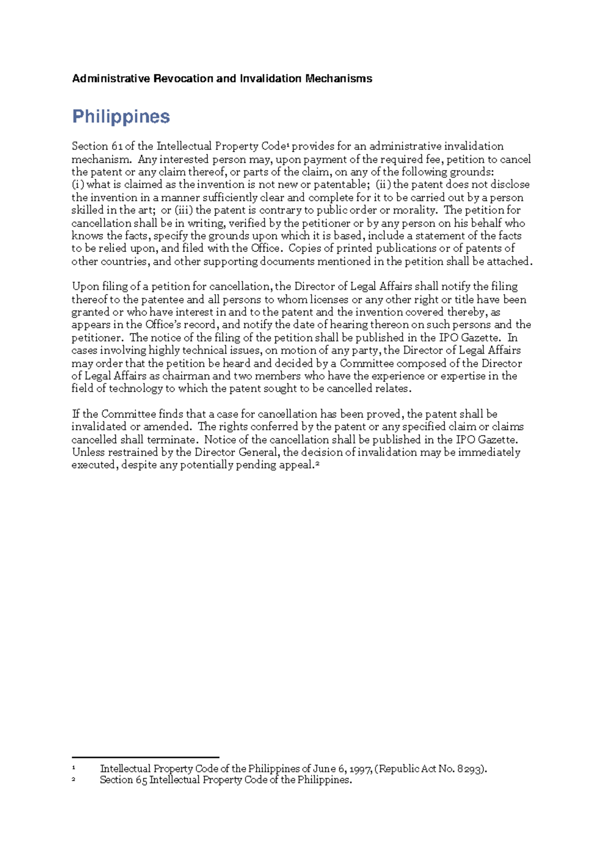 Admin revocation philippines - Administrative Revocation and ...